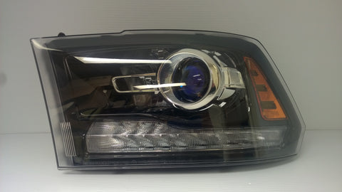 2017 Dodge Ram Black Projector Type OEM Halogen Headlight | Headlamp